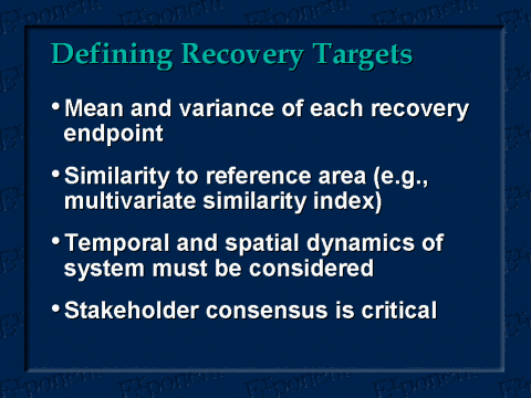 Defining Recovery Targets